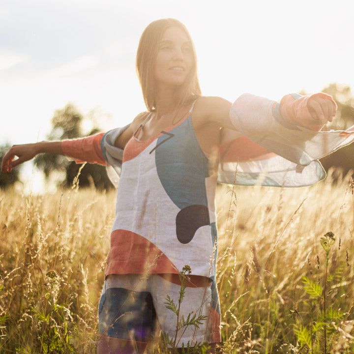 Linen pajamas | sustainable brand | nappingbear.com – napping bear